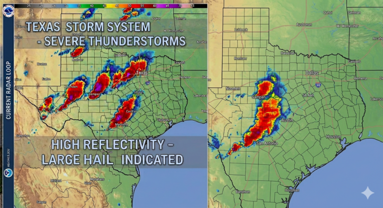 Texas Storm Radar Today | Track Hail & Severe Storms